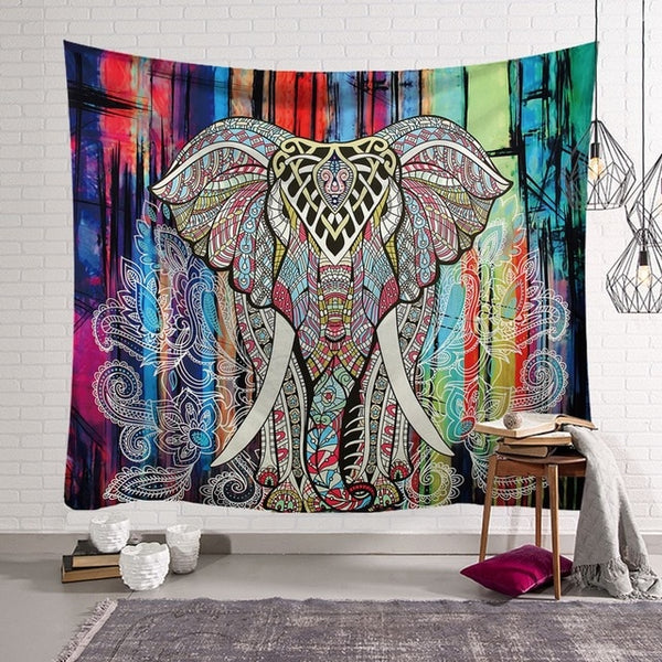 Tenture Elephant Mandala | Elephant Savane