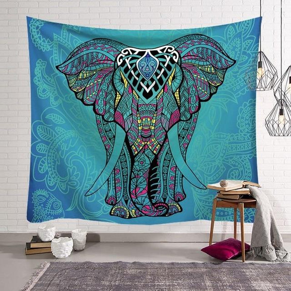 Tenture Murale Indienne | Elephant Savane